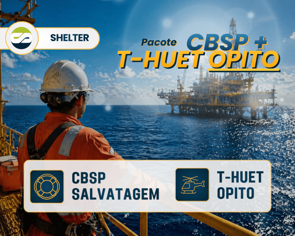 PACOTE: CBSP + T-HUET (OPITO) - RJ – Shelter Cursos